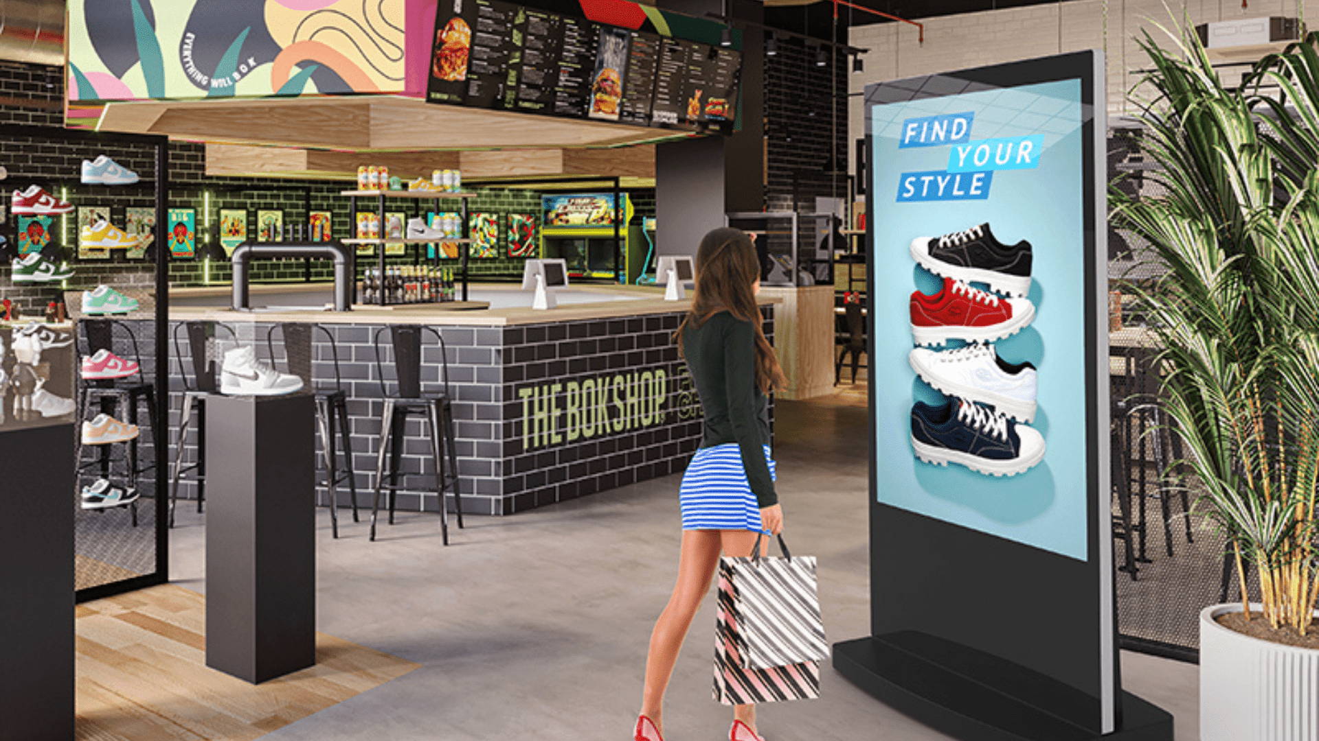 4K Freestanding Advertising Display | Digital Poster | Totem – Khazina ...