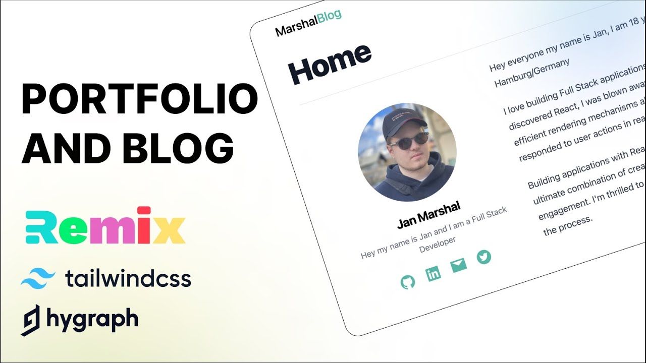 Create A Personal Website And Blog Using N Tailwindcss Hygraph And Graphql Full 
