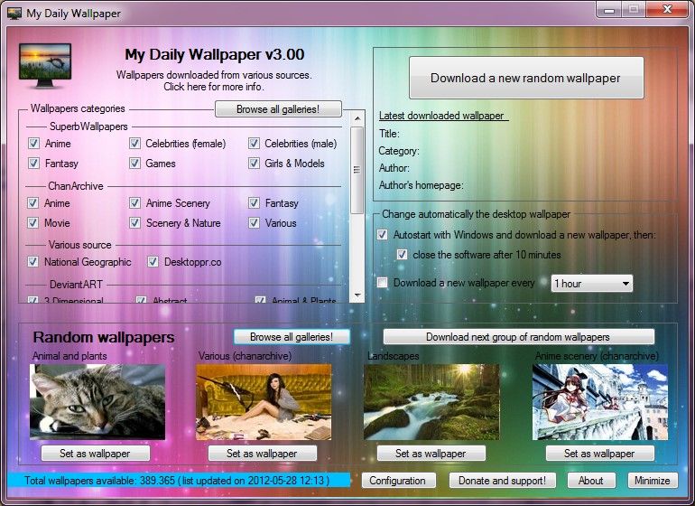 4 Best computer desktop wallpaper changers as of 2025 - Slant