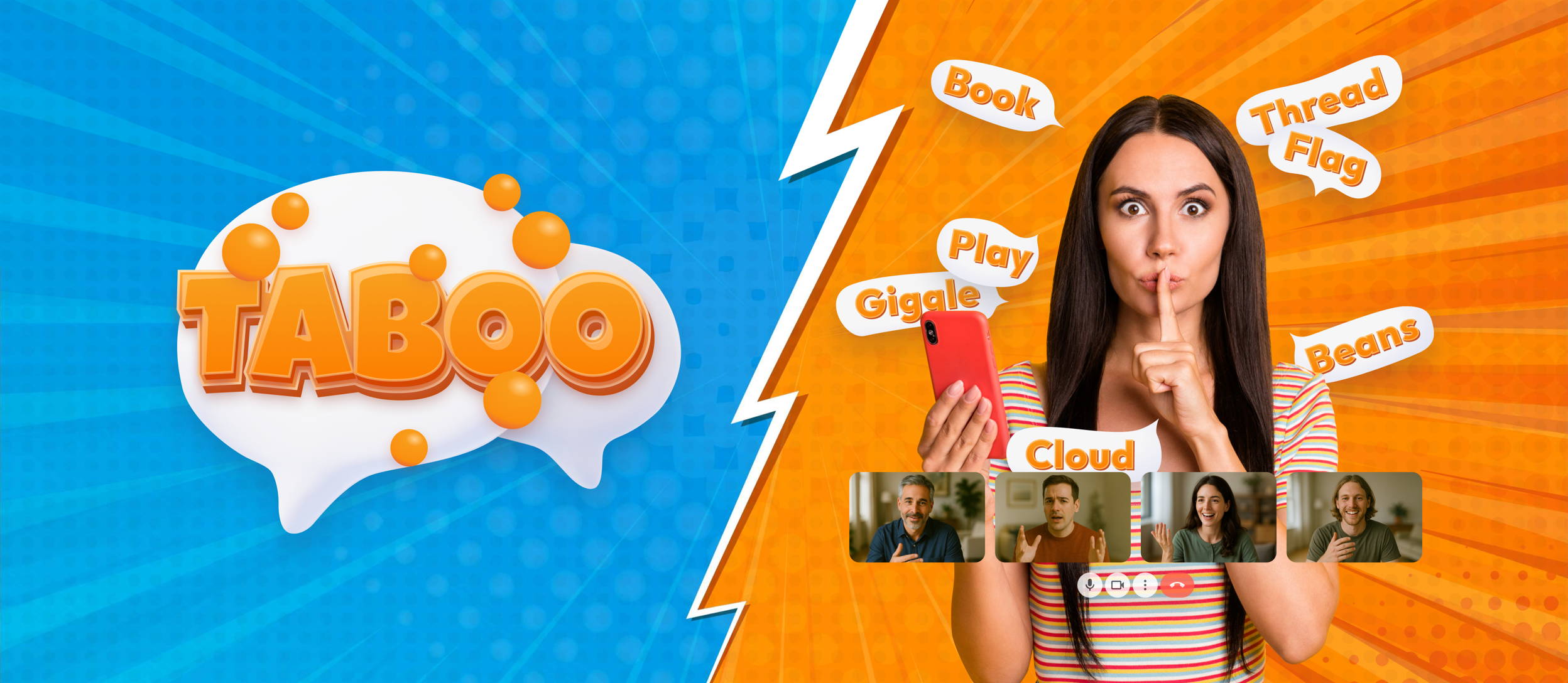 Taboo Online | Virtual Game | Confetti 🎉