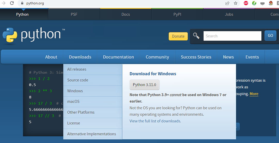 Интерпретатор Python — Шаг 4 — Stepik