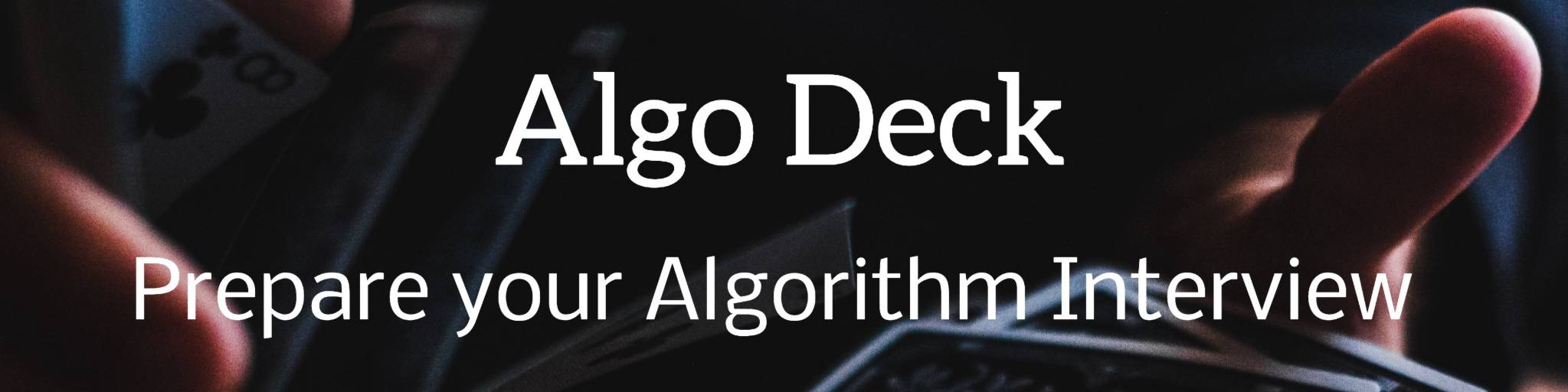 Releasing Algo Deck an Open Source Collection of Algorithmic Cards ...