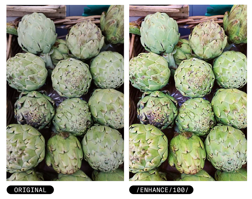 Enhance images on the fly: how to achieve better quality with less ...