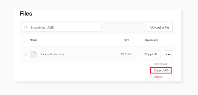 How to change the file type of a document programmatically | Uploadcare