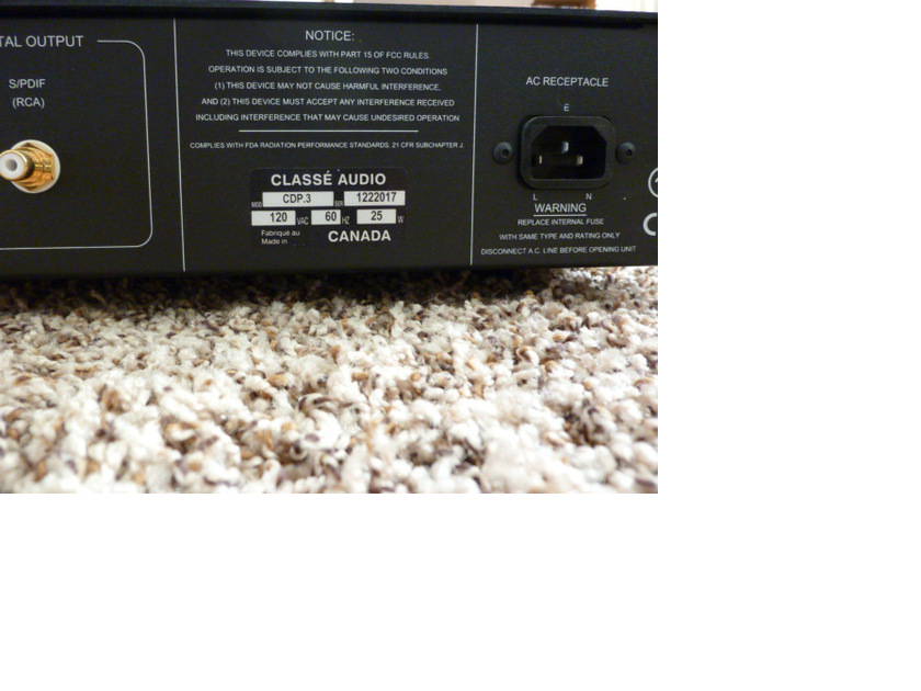 Classe CDP .3 | CD/SACD Players | Audiogon