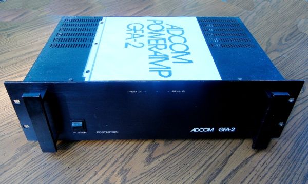 Adcom GFA-2 power amplifier For Sale | Audiogon