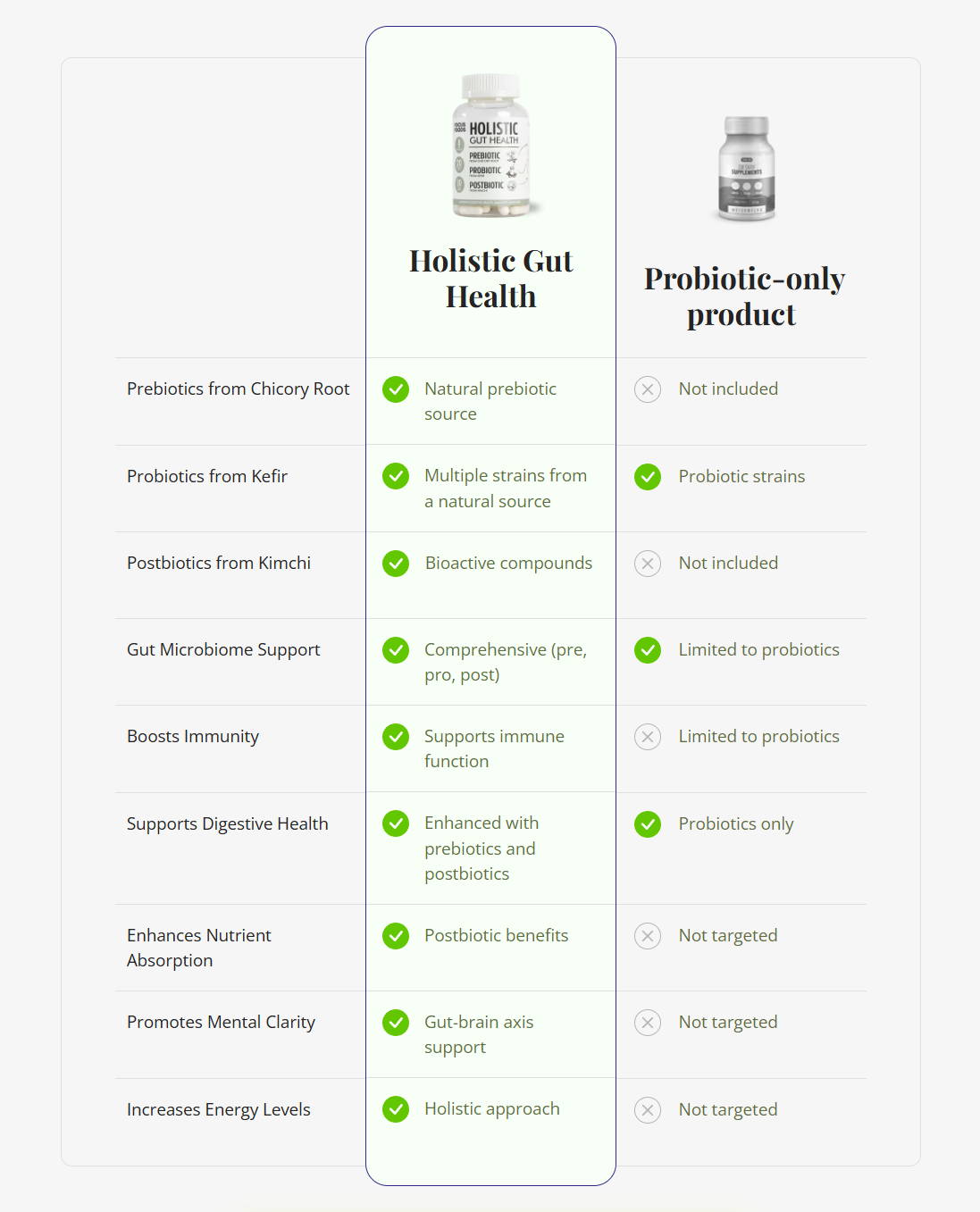 Holistic Gut Health - Prebiotics, Probiotics, Postbiotics from Natural ...
