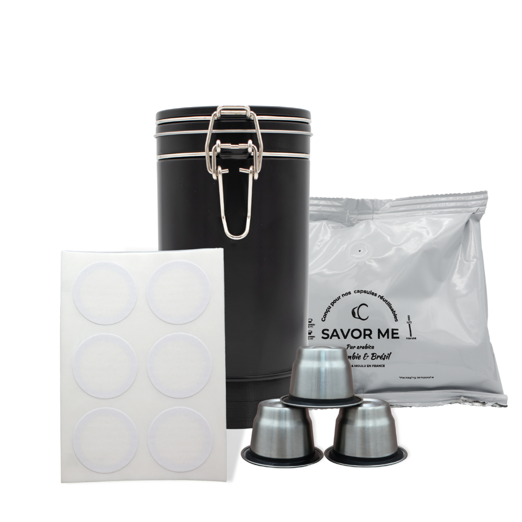 CAPS ME | CAPS KIT, café, opercules, et capsules réutilisables
