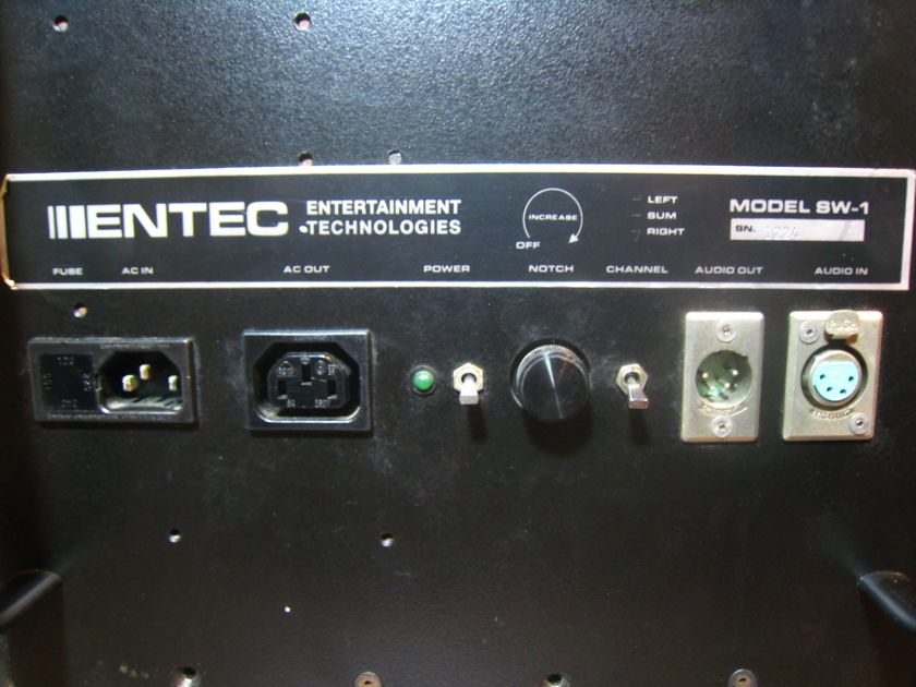 ENTEC SW-1 POWERED SUBWOOFERS AUDIOPHILE ... For Sale | Audiogon