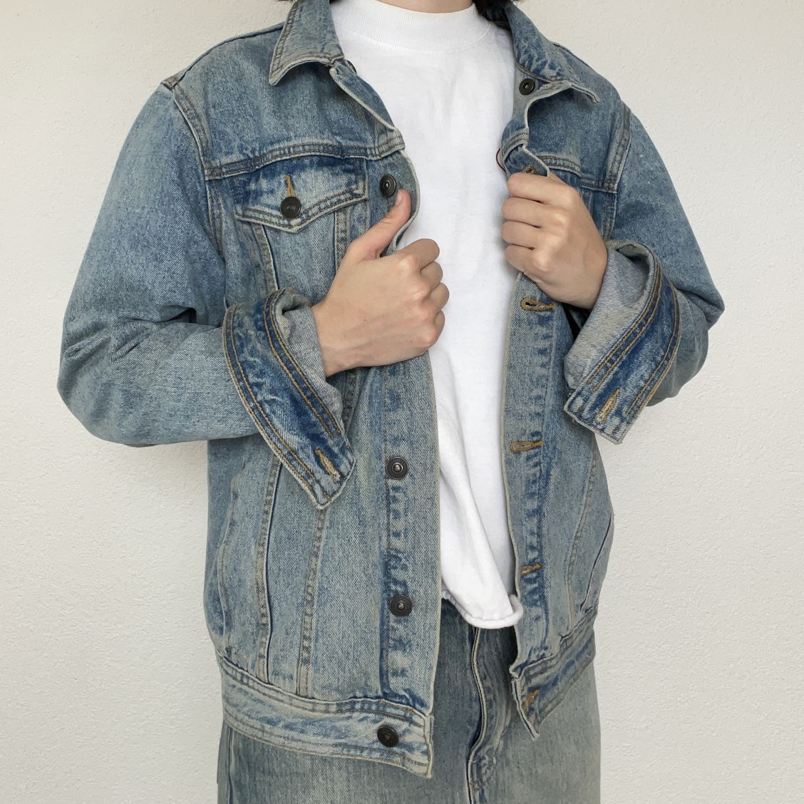 Denim Jacke Washed Blue - CHF 16.00 | Buy on marko