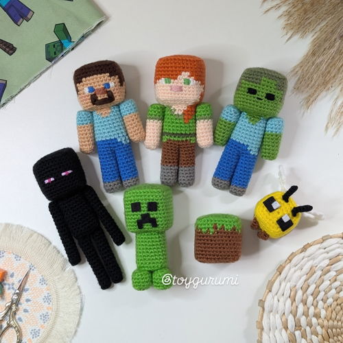 Minecraft Enderman crochet pattern