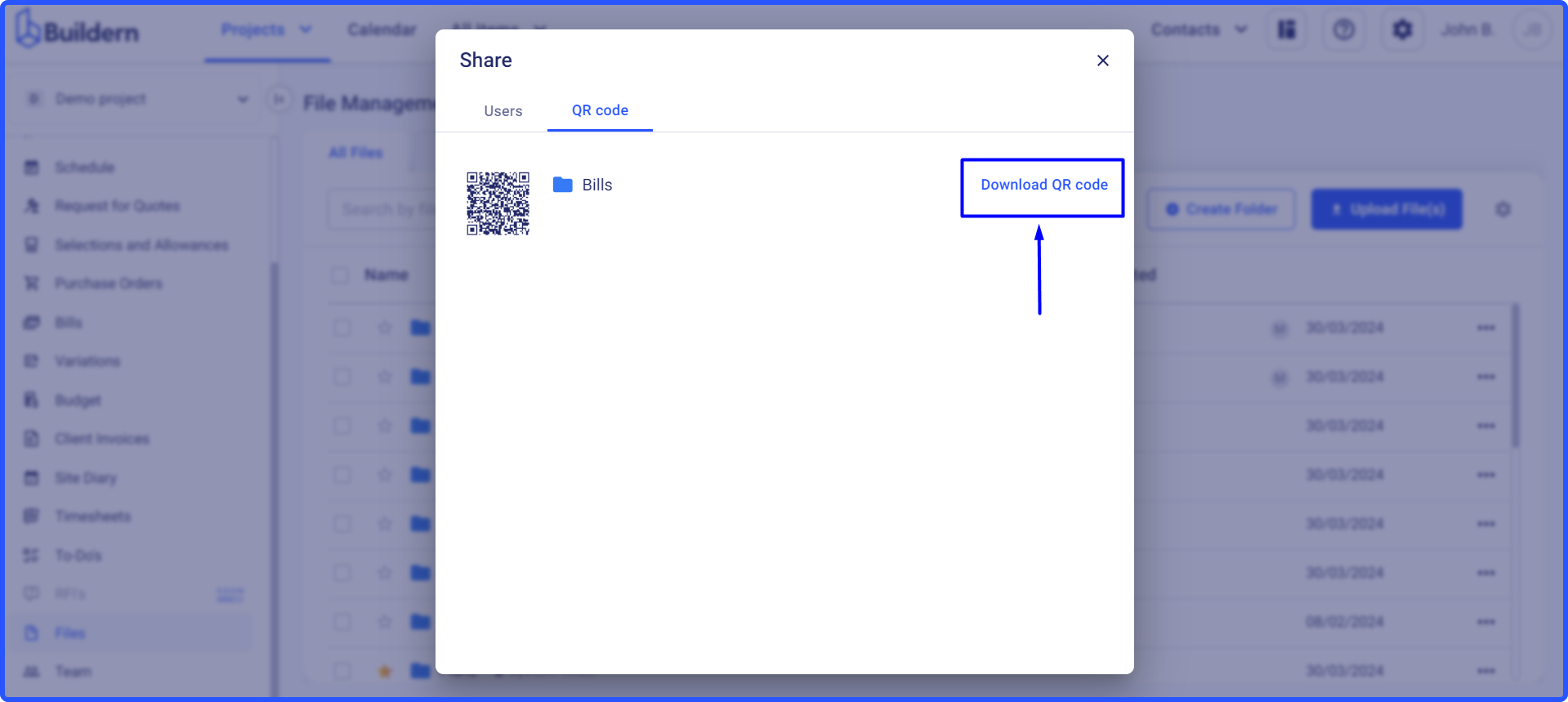 How to Generate QR codes for the Files and Folders?