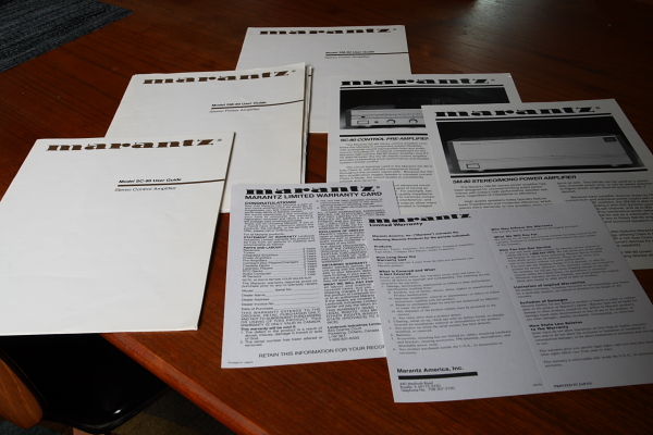 Marantz SC-80 preamp and two SM-80 amps th... For Sale | Audiogon