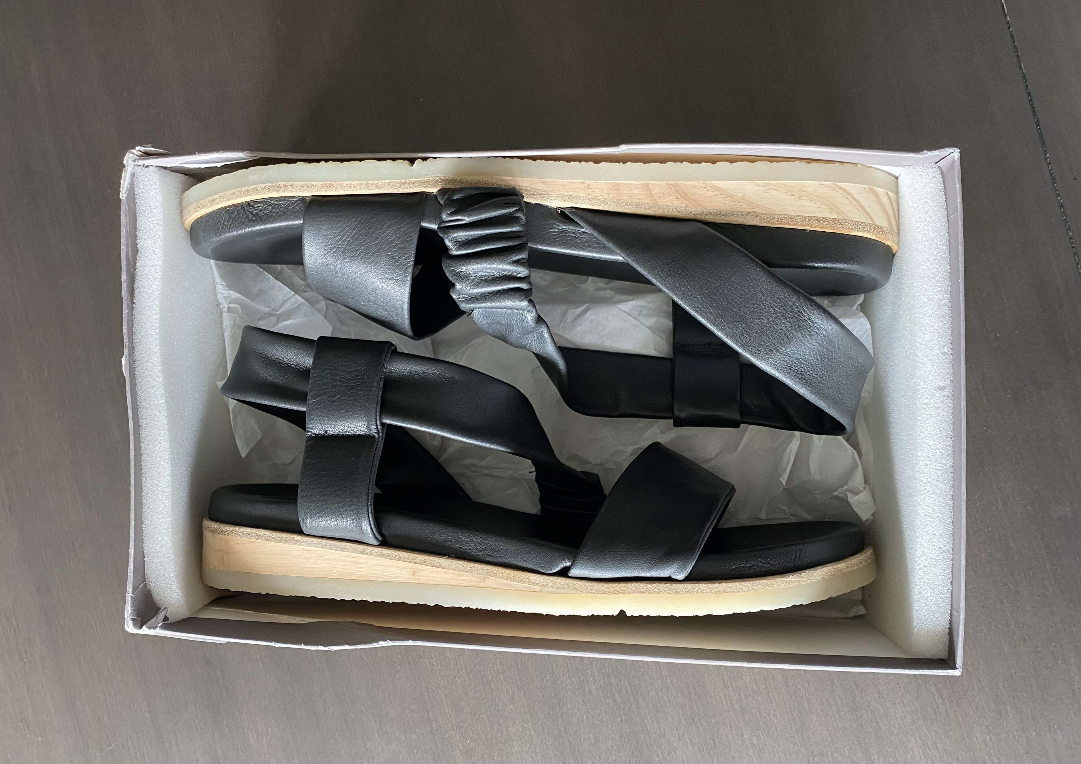 Paksima Sandal - Deep Sea Leather - $140.00 | Coclico Pre-loved