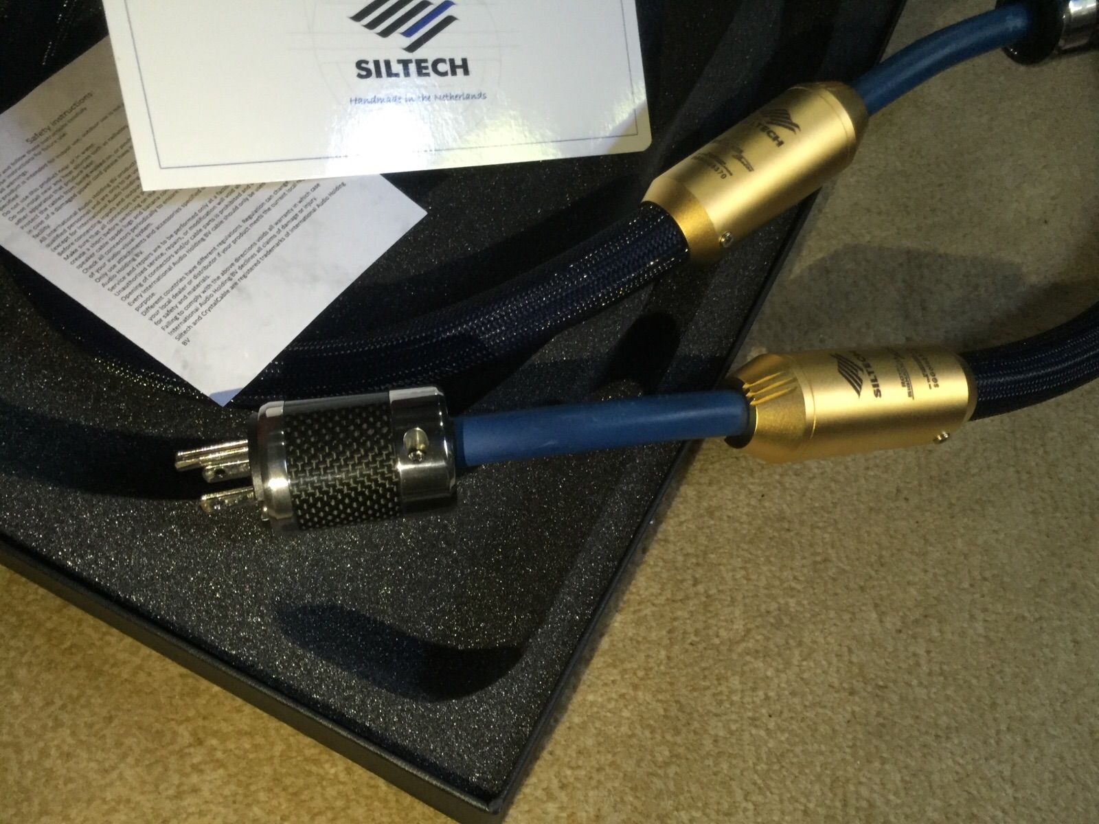Siltech Cables Ruby Double Crown Gold Powe... For Sale | Audiogon