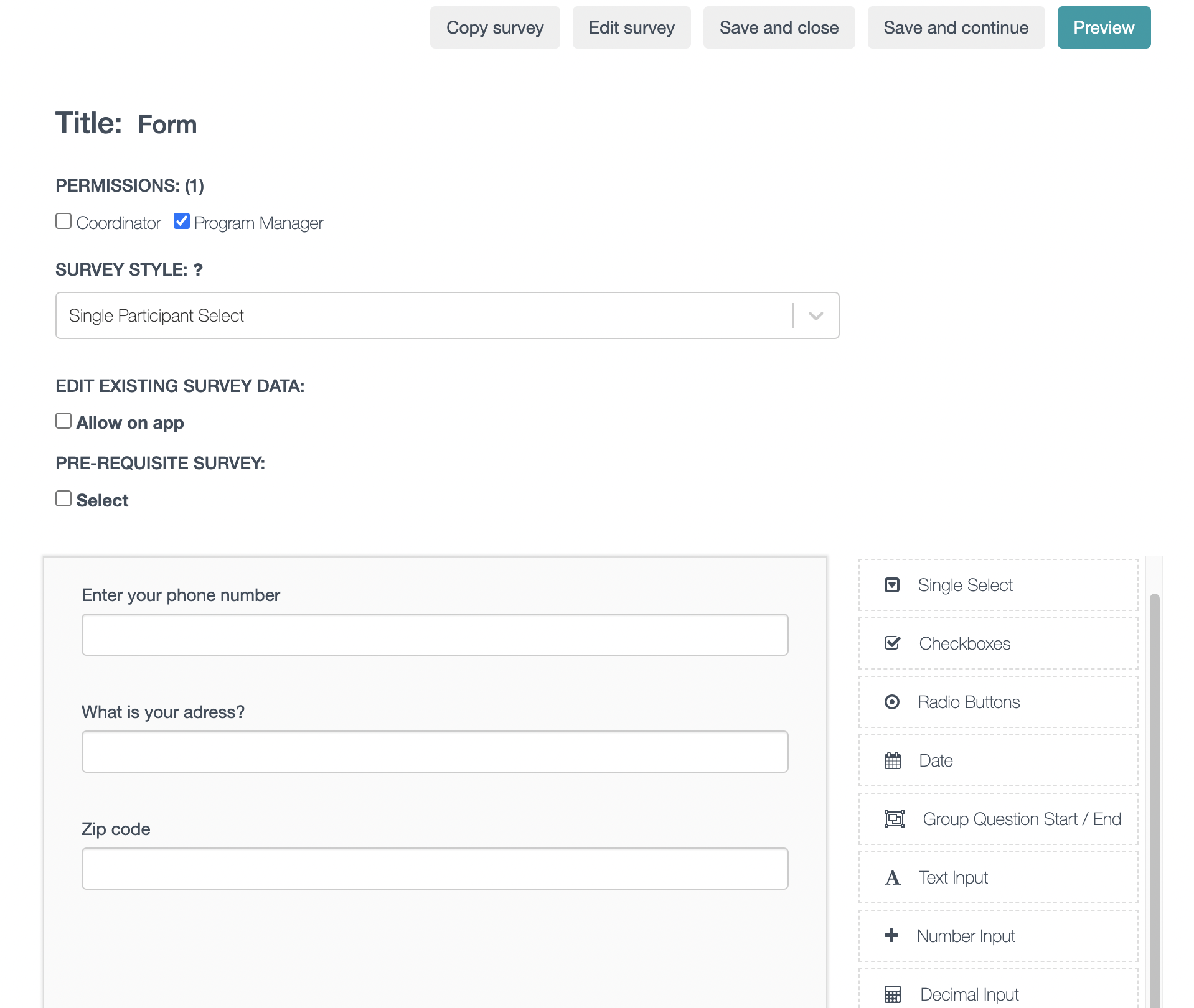 Adding a hyperlink into a survey