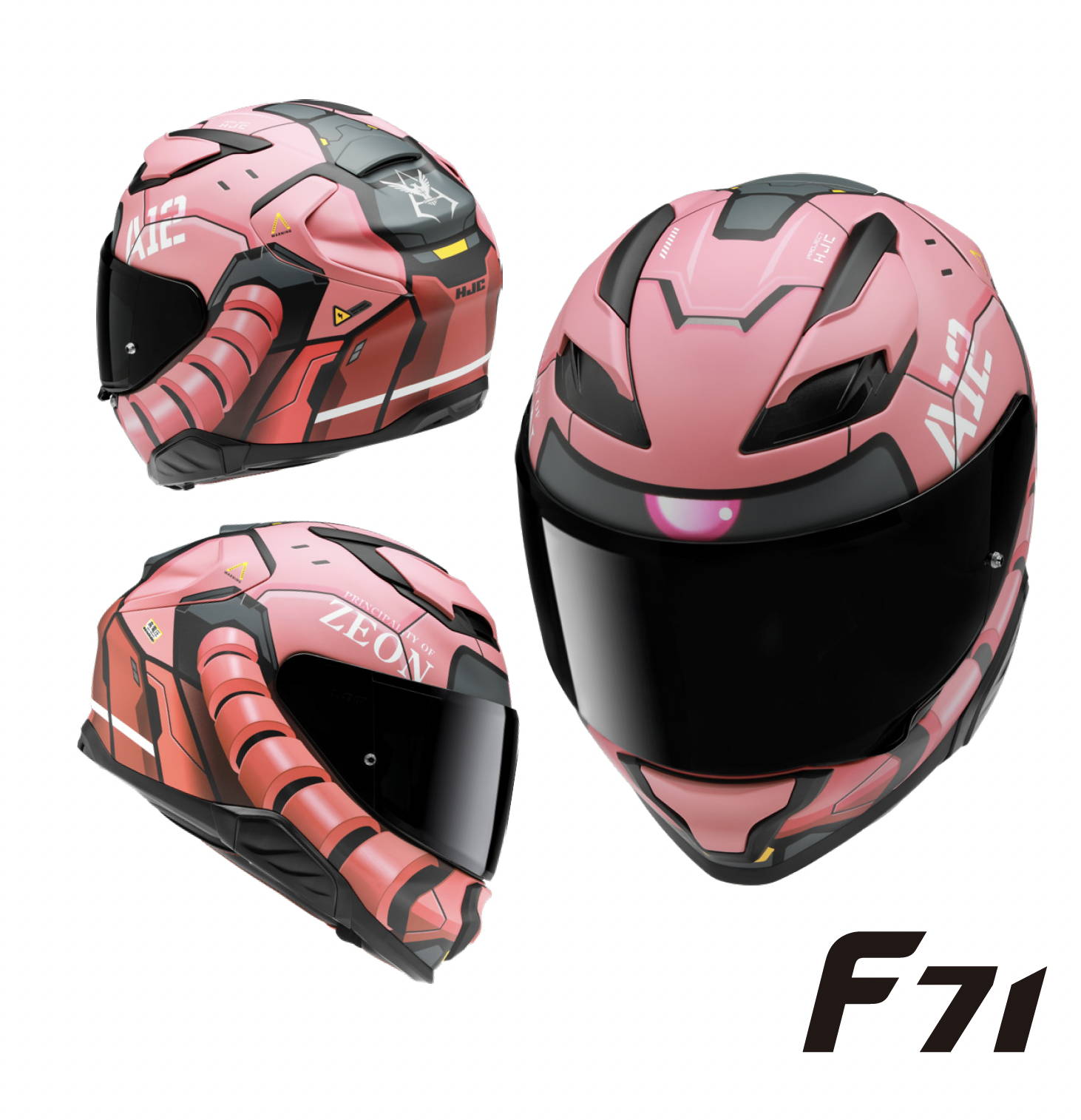 F71 ZAKU BANDAI NAMCO – HJC HELMETS EUROPE