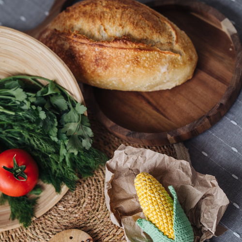 Easy CORN Crochet Pattern - Farmhouse Crochet Food Pattern Play Food ...