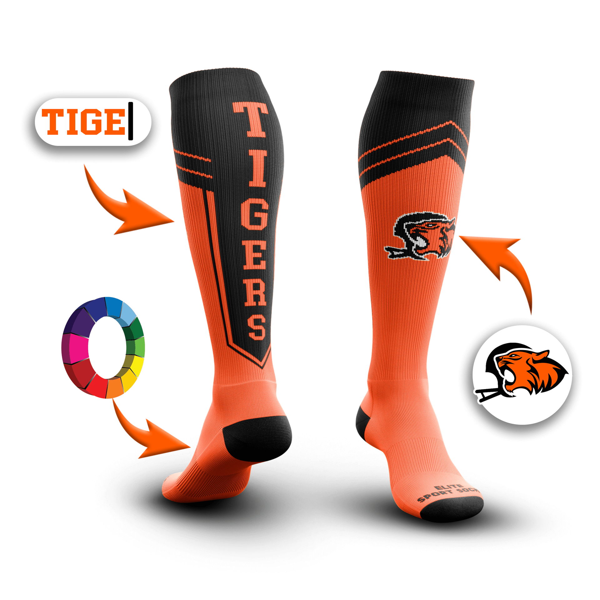 Custom Sport Socks | Elite Sport Socks