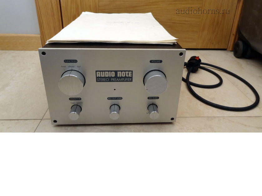 Audio Note Japan M7 Preamp Phono Solid State KONDO Very Rare Transistor ...