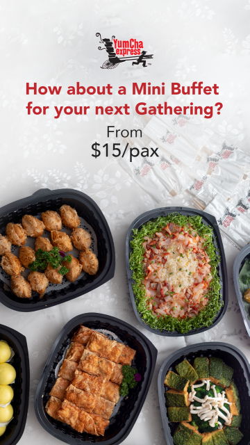 Our mini buffet starts from $15++ per pax. Start ordering now!