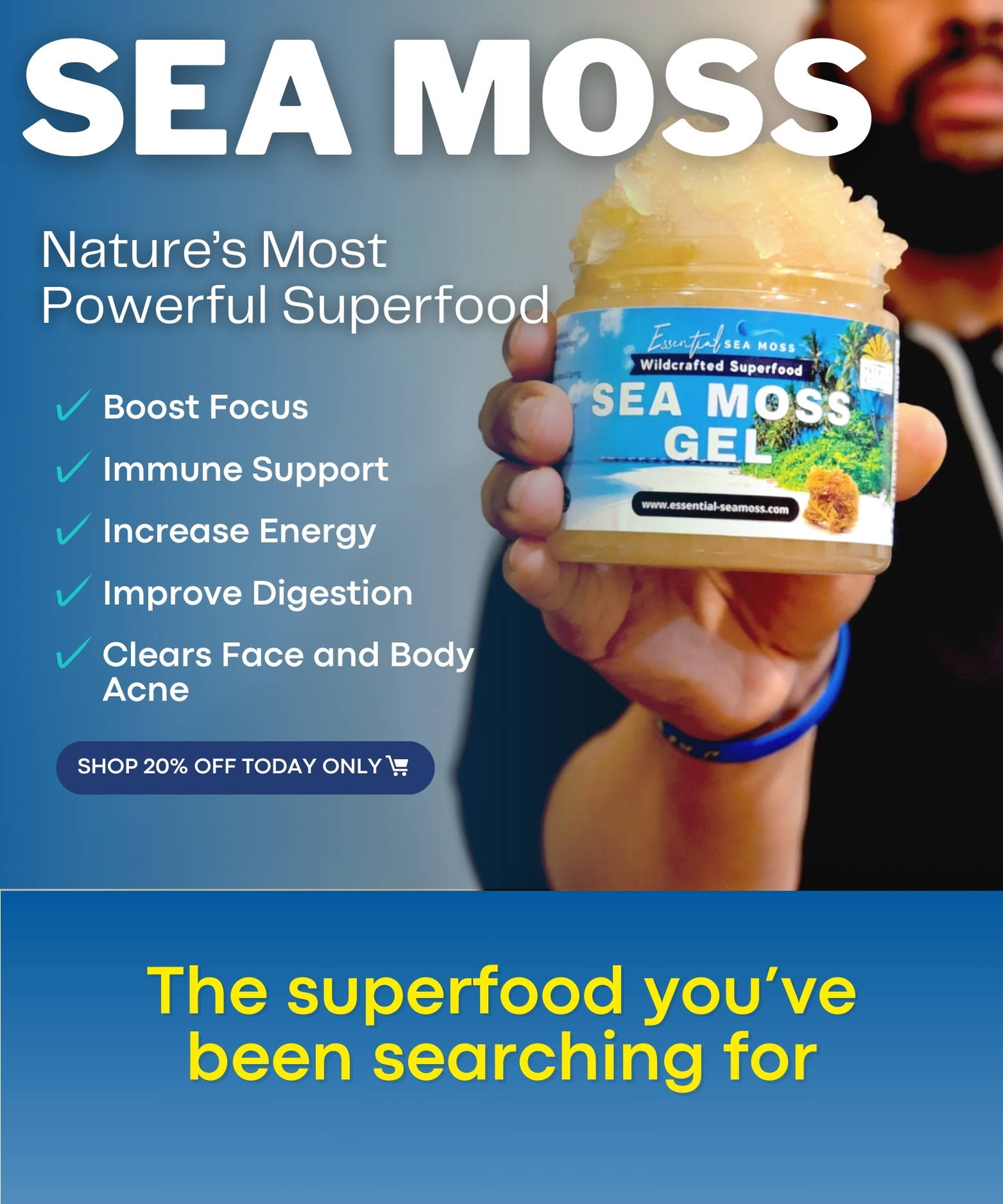 Essential Sea Moss | Official Site | Buy Wildcrafted St. Lucian Moss