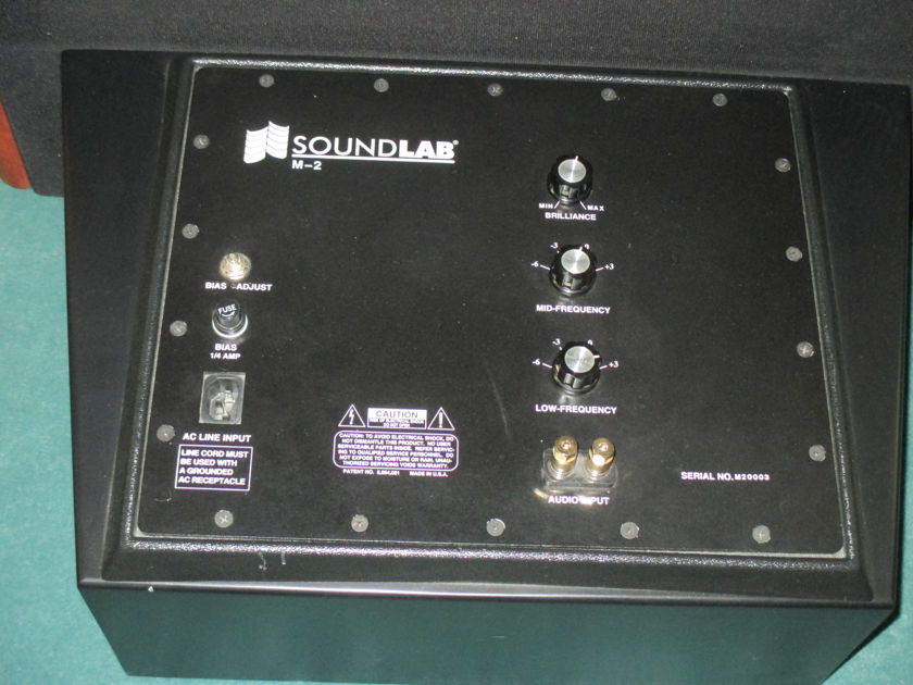 Sound Lab M-2 Electrostatic Speakers For Sale | Audiogon