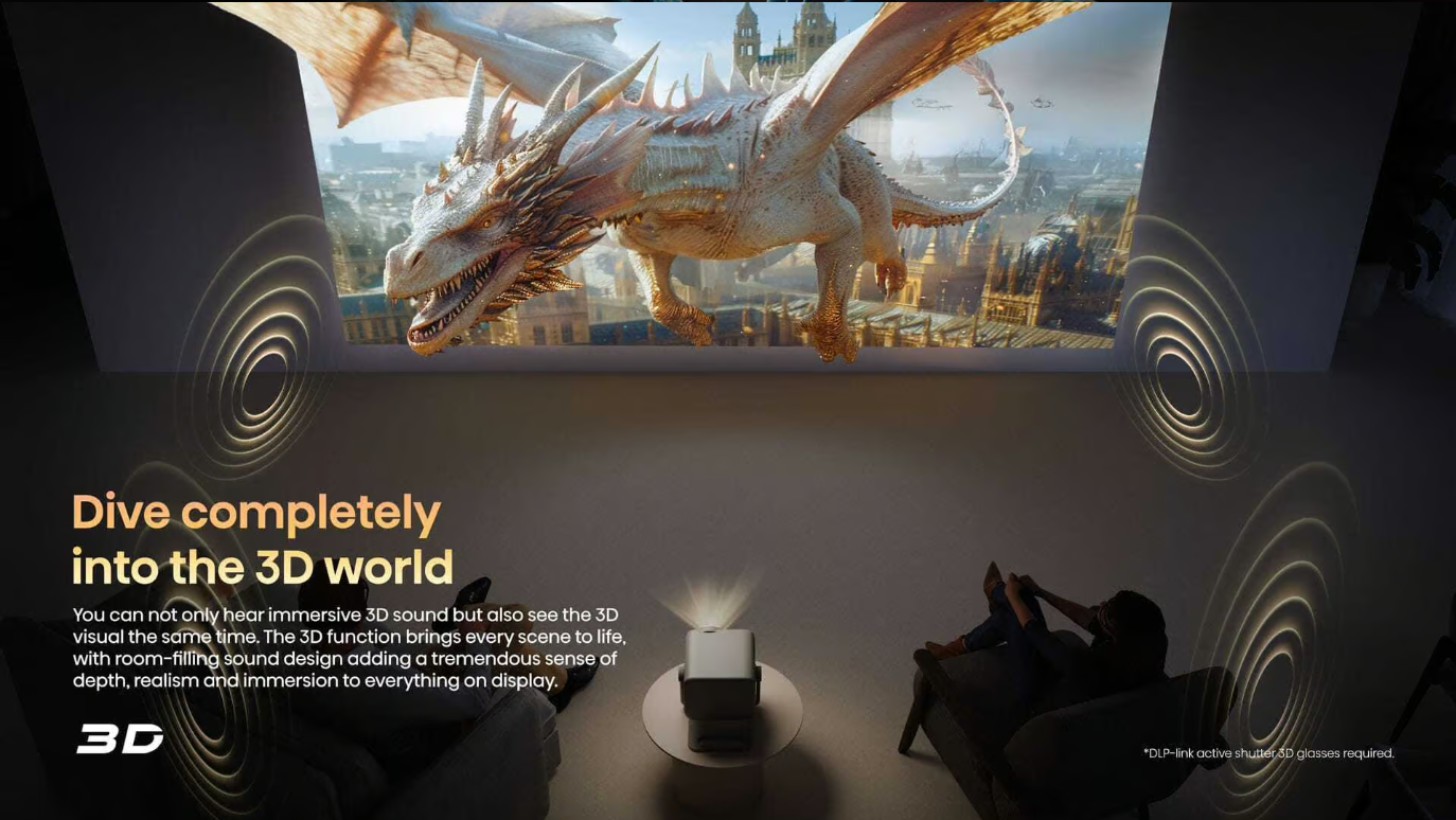 Hisense 65-200inch Laser TV Smart Mini Projector-M2PRO - Incredible
