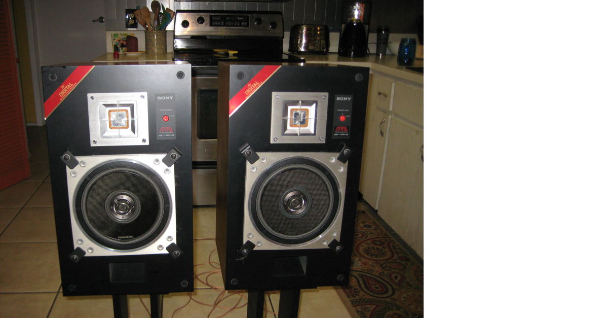 RARE PAIR VINTAGE SONY APM-33 APM-33W FLOO... For Sale | Audiogon