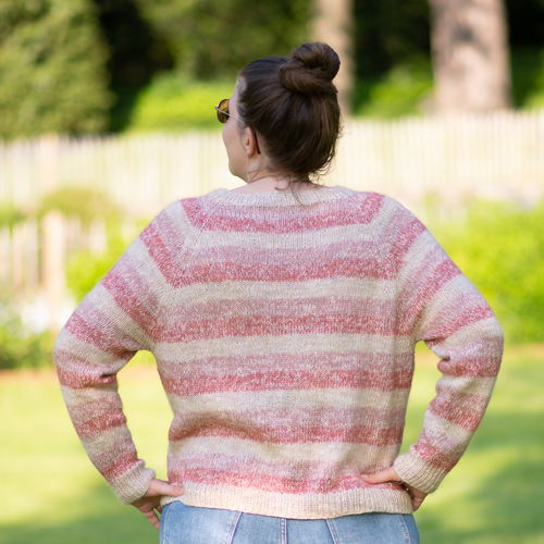 Easy Adriana Raglan Sweater Knitting Pattern