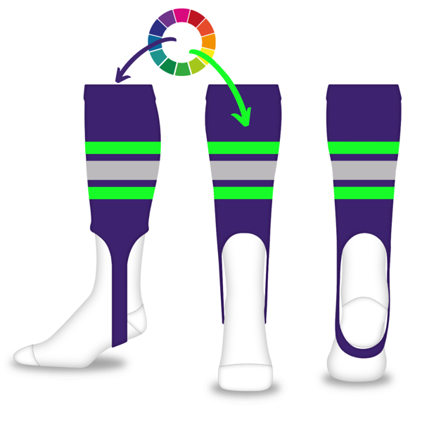 Custom Baseball Stirrups | Elite Sport Socks