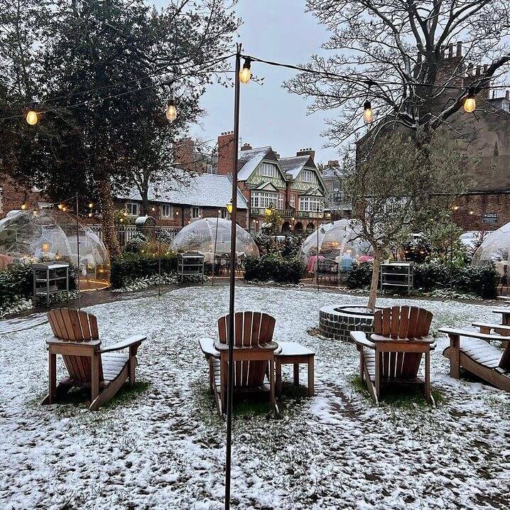 GeoDomeX Clear DIY Self Build Outdoor Geodesic Dome Room Garden Igloo ...