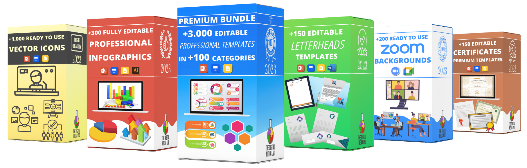 The Digital Media Lab - Infographics Bundle