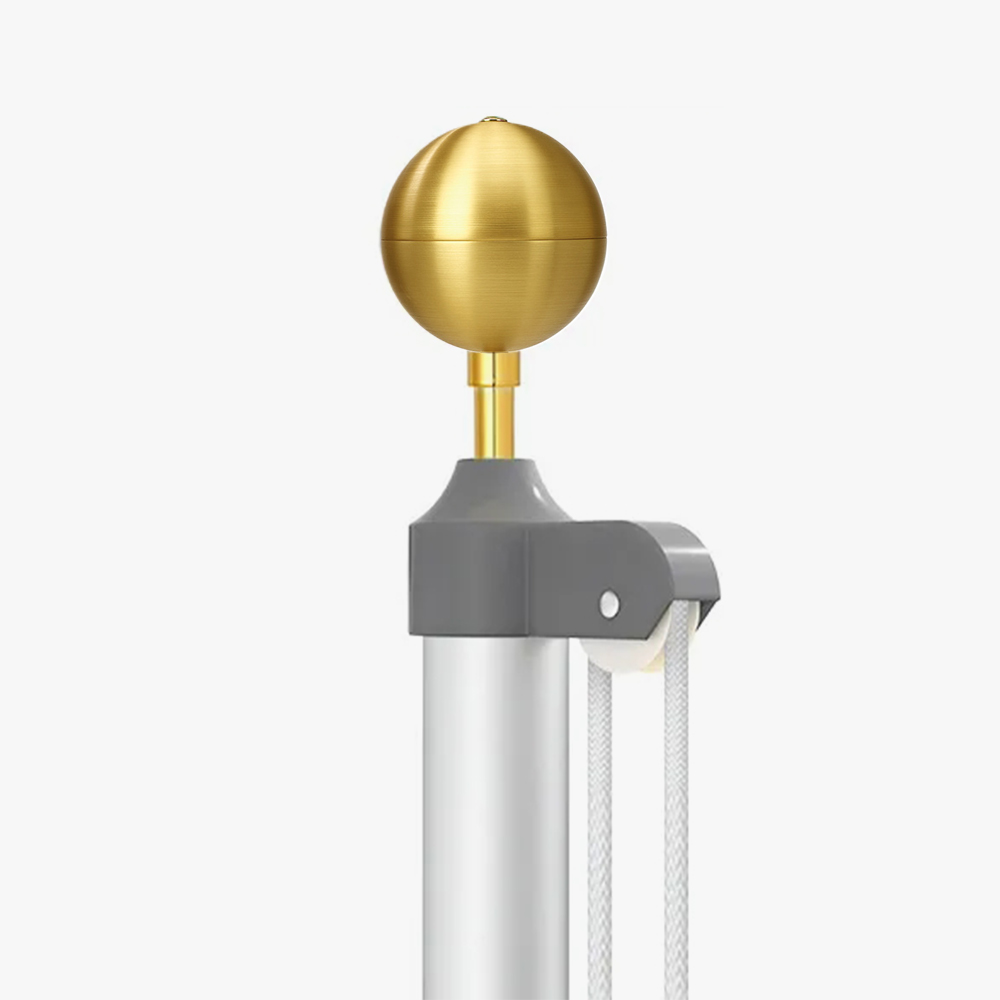 Silver Telescoping Flagpole – Victory Flagpoles