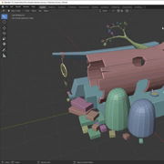 Навигация с помощью Gizmo, центры вращения, NumPad — Шаг 1 — Stepik