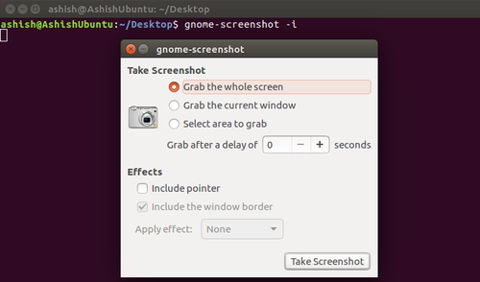 Gnome Screenshot Review Slant