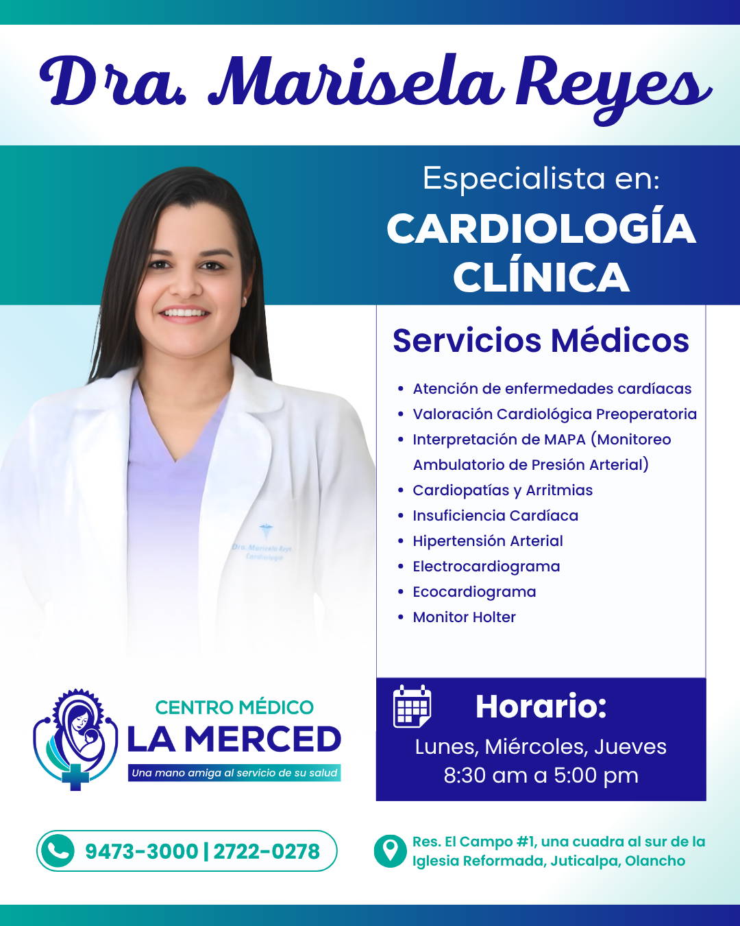 Dra. Marisela Reyes Cardióloga – MedPHE
