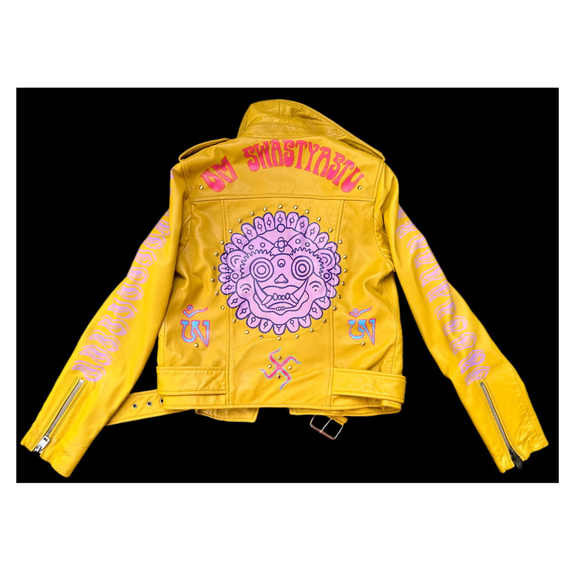 Hand painted Barong genuine leather jacket - 285,00 CHF | Kaufen bei marko