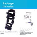 Double Upright OA Unloader Knee Brace Medial & Lateral Support L1852 ...