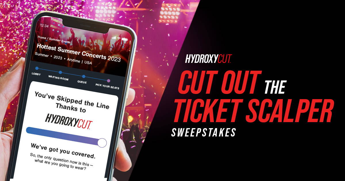 CUT OUT THE TICKET SCALPER SWEEPSTAKES