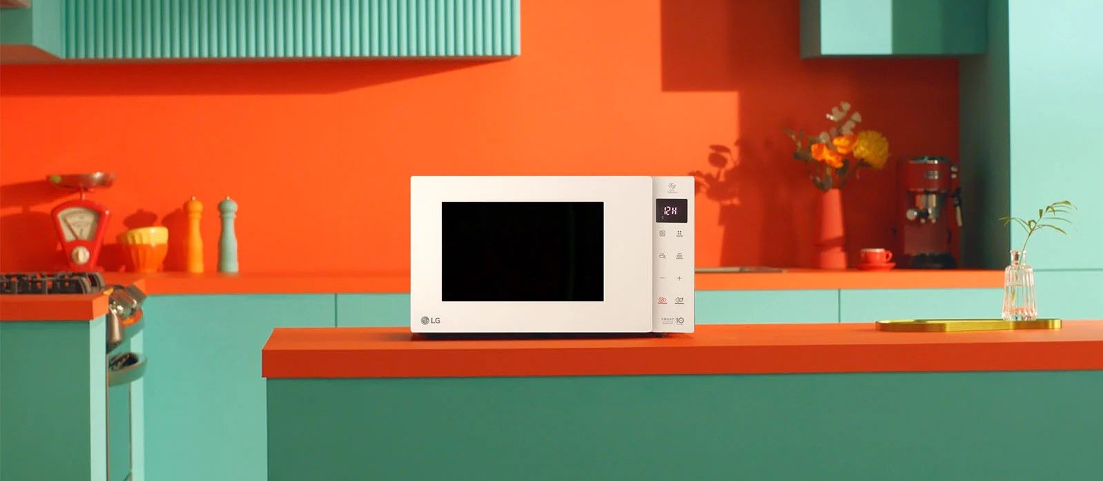 LG 42lt Microwave, Solo Black MS4235GIS