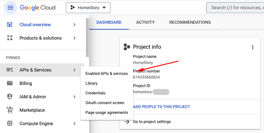 Activating the Necessary API Services