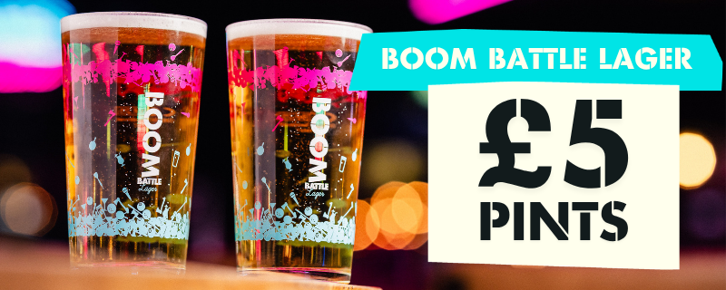 BOOM BATTLE BAR READING | Menu