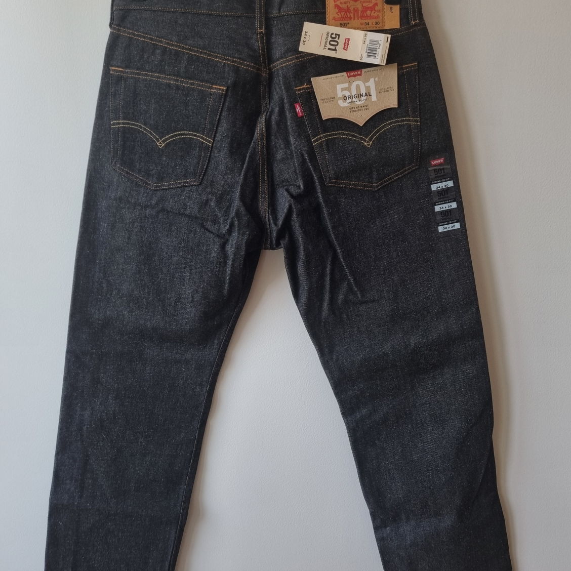 Levi's 501 Shrink-To-Fit Anthrazit Raw Denim - CHF 50.00 | Buy on marko