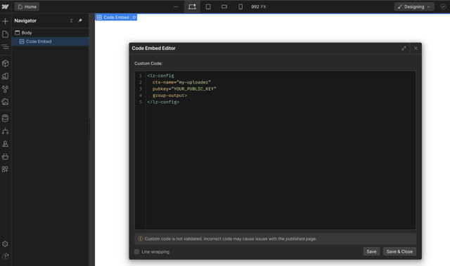 How To Upload Files In Webflow Using Uploadcare File Uploader — Uploadcare Blog