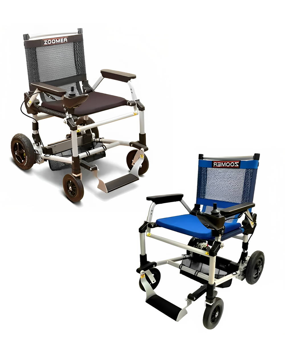 Zoomer® Folding Power Chair One-Handed Control with Detachable Frame ...