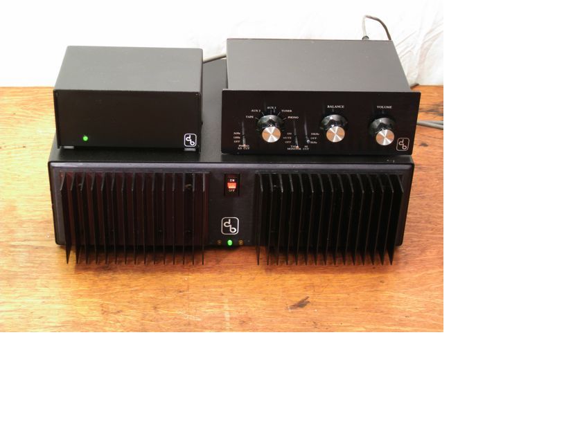 DB Systems AMP AND PREAMP DB-6 amp and DB1... For Sale | Audiogon