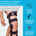 Double Upright OA Unloader Knee Brace Medial & Lateral Support L1852 ...