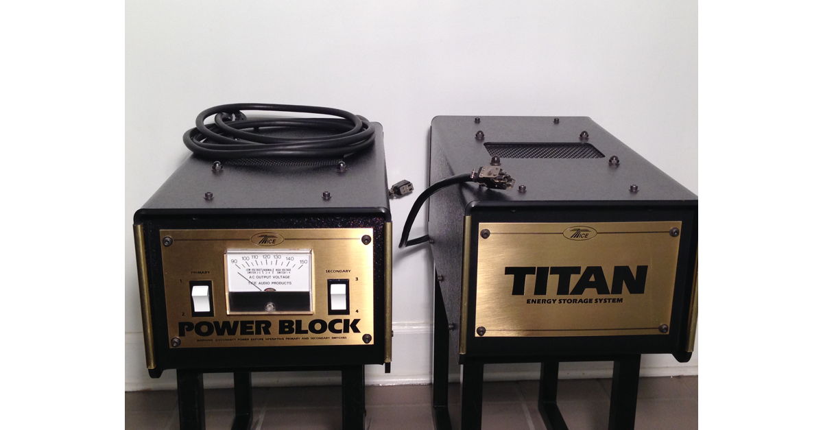 TICE AUDIO PRODUCTS, INC. POWER BLOCK & TI... For Sale | Audiogon