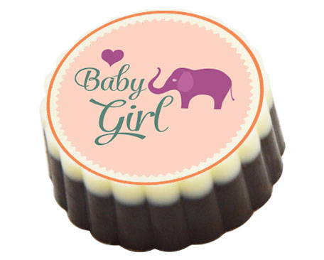 Baby Girl Announcement Gifts - Chocolate Designs I Unique Gift for the ...